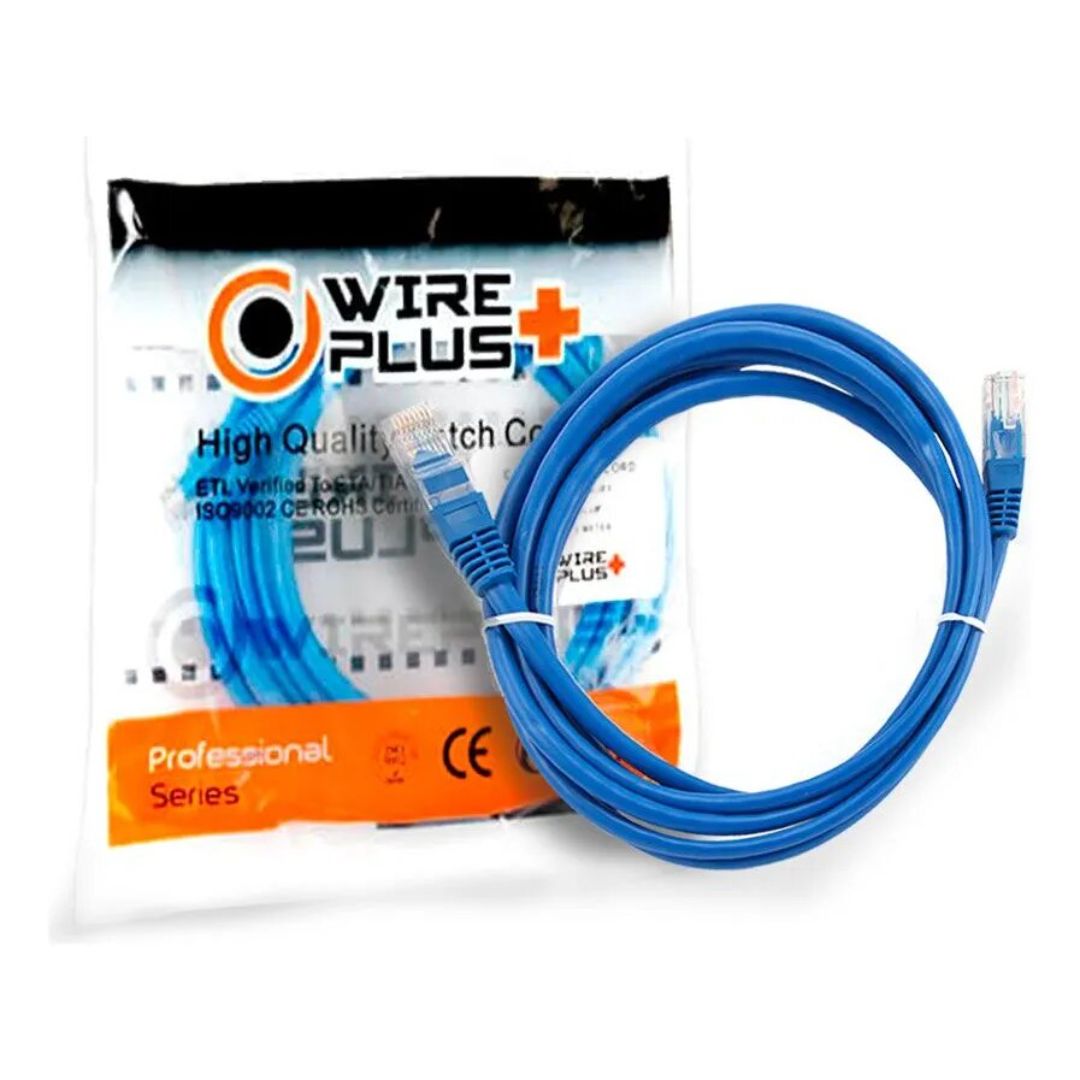 PATCH CORD WIRETECH CAT6 100% COBRE 2 MTS COLOR AZUL – P&G Electronics