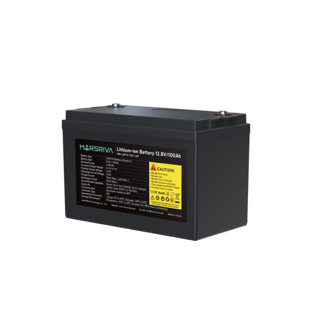 MARSRIVA BATERIA LiFePO4 MR-LBP12-100-LAR 12.8V /100Ah – P&G Electronics
